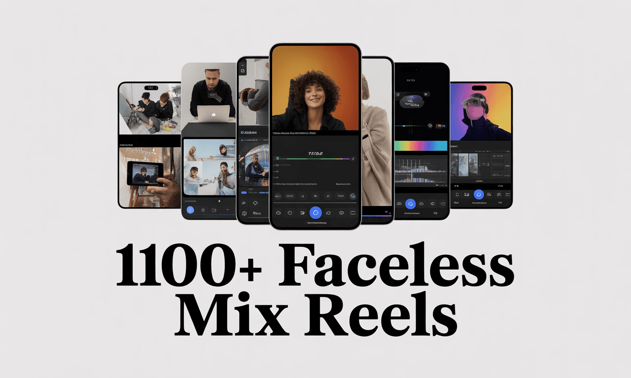 1100+ Faceless Mix Reels - Nomad Foundr